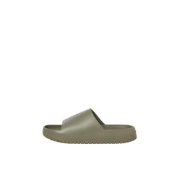 Jack & Jones Jack & Jones Pantolette 'Ripple Moulded' Herren Gr&ouml;&szlig;e 45 oliv