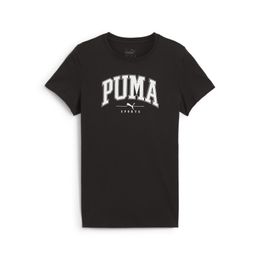Puma T-Shirt 'Squad' Jungen Gr&ouml;&szlig;e 128 schwarz / wei&szlig;
