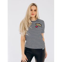 Radada Shirt 'CROWN AND RED LIPS' Damen Gr&ouml;&szlig;e XS schwarz