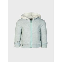 Organicera Sweatjacke Jungen Gr&ouml;&szlig;e 80 aqua