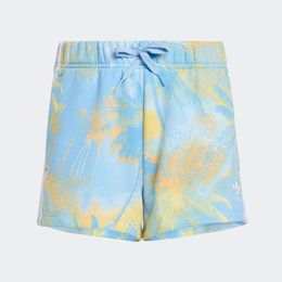 adidas originals Shorts M&auml;dchen Gr&ouml;&szlig;e 152 hellblau / safran
