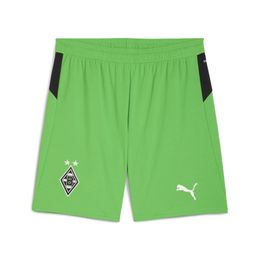 Puma Sportshorts 'Borussia M&ouml;nchengladbach 25/26' Herren Gr&ouml;&szlig;e L gr&uuml;n / schwarz / wei&szlig;
