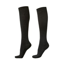 CALZEDONIA Kniestr&uuml;mpfe Damen Gr&ouml;&szlig;e 36/41 anthrazit
