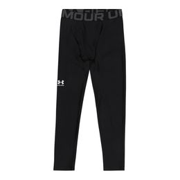 Under Armour Sporthose Jungen Gr&ouml;&szlig;e 116/122 grau / schwarz / wei&szlig;