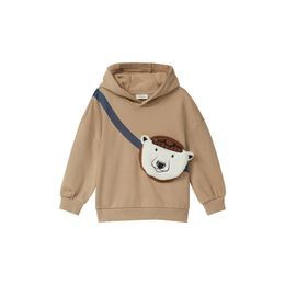 s.Oliver Sweatshirt Jungen Gr&ouml;&szlig;e 116/122 braun / dunkelbraun / dunkelgrau / wei&szlig;