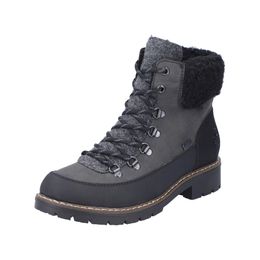 Rieker Stiefelette' Y9101 ' Damen Gr&ouml;&szlig;e 42 grau / schwarz Winterschuhe