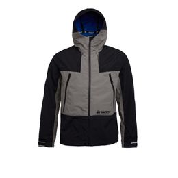 Jack1t Funktionsjacke 'Krypton' Herren Gr&ouml;&szlig;e XL grau / schwarz
