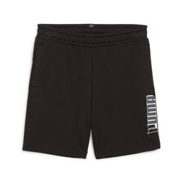 Puma Sporthose Jungen Gr&ouml;&szlig;e 164 stone / schwarz / wei&szlig;