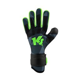 KEEPERsport Sporthandschuhe 'Varan8 Champ NC Demon' Herren Gr&ouml;&szlig;e S/M limette / schwarz
