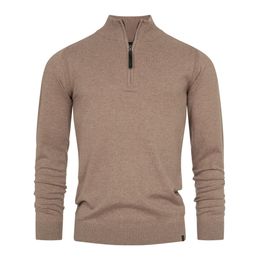 INDICODE Jeans Pullover ' Gore ' Herren Gr&ouml;&szlig;e XL beige / schwarz