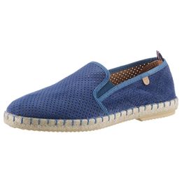 VERBENAS Espadrilles 'Tom Pacific' Herren Gr&ouml;&szlig;e 46 beige / blue denim