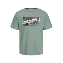 Jack & Jones Jack & Jones T-Shirt 'Hawaii' Herren Gr&ouml;&szlig;e M gr&uuml;n / mischfarben