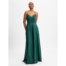 LUXUAR Fashion Abendkleid Damen Gr&ouml;&szlig;e 38 tanne Winterkleid