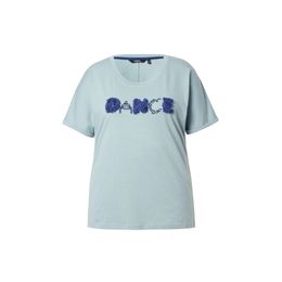 Ulla Popken T-Shirt Damen Gr&ouml;&szlig;e M/L blau / hellblau