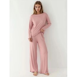 Hiccup Pyjama Damen Gr&ouml;&szlig;e XS rosa Winterkleid