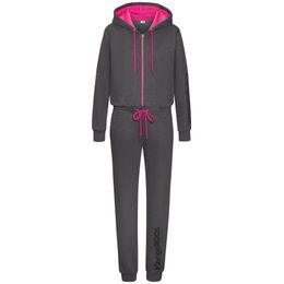 Kangaroos Jumpsuit Damen Gr&ouml;&szlig;e XS anthrazit / pink