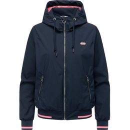Ragwear Funktionsjacke 'Oggie' Damen Gr&ouml;&szlig;e XXL navy / altrosa