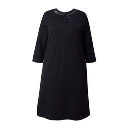 Ulla Popken Kleid Damen Gr&ouml;&szlig;e 46/48 schwarz Winterkleid