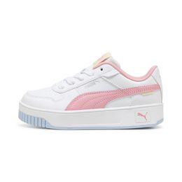 Puma Sneaker 'Carina' Jungen Gr&ouml;&szlig;e 29 pink / wei&szlig;