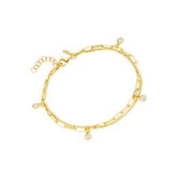 Smart Jewel Armband Damen Gr&ouml;&szlig;e 19 gold