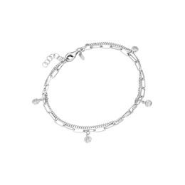 Smart Jewel Armband Damen Gr&ouml;&szlig;e 19 silber