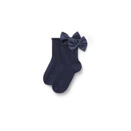 CALZEDONIA Socken M&auml;dchen Gr&ouml;&szlig;e 25/28 dunkelblau