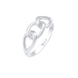 Elli Ring Knoten, Twisted Damen Gr&ouml;&szlig;e 54 silber