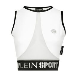 Plein Sport Top Damen Gr&ouml;&szlig;e XXL schwarz / wei&szlig;