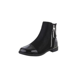 Ital-Design Stiefelette Damen Gr&ouml;&szlig;e 41 schwarz Winterschuhe