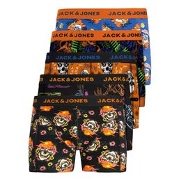 Jack & Jones Jack & Jones Unterhosen 'JJJacvel' Herren Gr&ouml;&szlig;e M blau / orange / schwarz / wei&szlig;