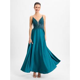 Laona Abendkleid Damen Gr&ouml;&szlig;e 36 petrol Winterkleid