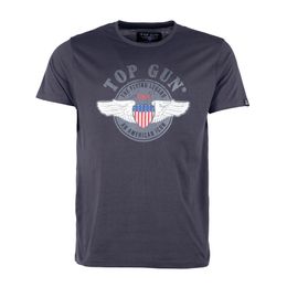 Top Gun T-Shirt 'TG20213023' Herren Gr&ouml;&szlig;e S blau