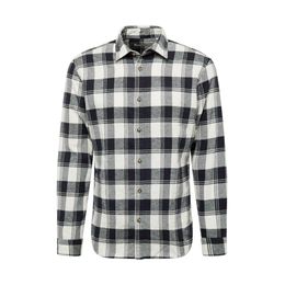 Jack & Jones Jack & Jones Hemd 'JJJoshua' Herren Gr&ouml;&szlig;e L hellgrau / schwarz / wei&szlig;