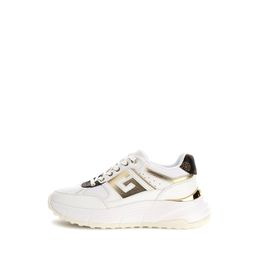 Guess Sneaker Damen Gr&ouml;&szlig;e 39 beige / gold / schwarz / wei&szlig;