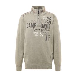 CAMP DAVID Pullover Herren Gr&ouml;&szlig;e XXXL grau / khaki / schwarz