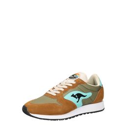 Kangaroos Sneaker 'Rally Trail' Herren Gr&ouml;&szlig;e 43 karamell / khaki / mint / schwarz