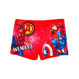 Marvel Avengers Badeshorts 'Avengers' Jungen Gr&ouml;&szlig;e 116 knallrot
