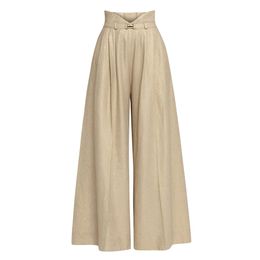 JIORO Hose 'ESSENTIALS' Damen Gr&ouml;&szlig;e 38 beige