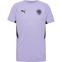 Puma Funktionsshirt 'FC St. Pauli' Herren Gr&ouml;&szlig;e XXL helllila / schwarz