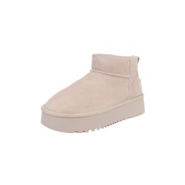 Ital-Design Boots Damen Gr&ouml;&szlig;e 37 beige Winterschuhe