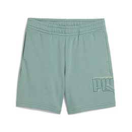 Puma Shorts Jungen Gr&ouml;&szlig;e 140 pastellgr&uuml;n / dunkelgr&uuml;n / wei&szlig;