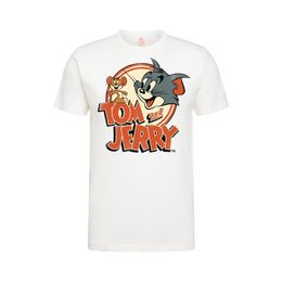 logoshirt T-Shirt 'Tom & Jerry' Damen Gr&ouml;&szlig;e XL wei&szlig;