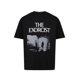 Recovered T-Shirt 'The Exorcist Film Still Relaxed' Herren Gr&ouml;&szlig;e L schwarz