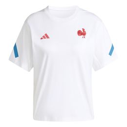 adidas Performance Funktionsshirt 'France Travel Z.N.E.' Damen Gr&ouml;&szlig;e M/L blau / rot / wei&szlig;