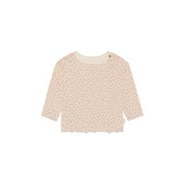 Noppies Shirt M&auml;dchen Gr&ouml;&szlig;e 62 creme / brokat / rosa / kirschrot