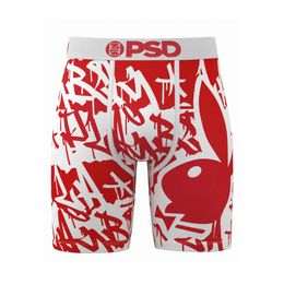 PSD Boxershorts 'Playboy Red Tags' Herren Gr&ouml;&szlig;e M rot / wei&szlig;