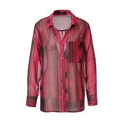Aniston Casual Bluse Damen Gr&ouml;&szlig;e S merlot / purpur / schwarz