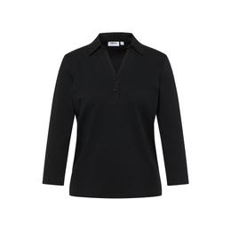 Cecil Poloshirt Damen Gr&ouml;&szlig;e L schwarz