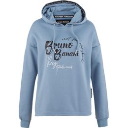 Bruno Banani Sweatshirt 'Cameron' Damen Gr&ouml;&szlig;e XXXL blau / schwarz / wei&szlig;