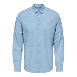 Only & Sons Only & Sons Hemd Herren Gr&ouml;&szlig;e XXL hellblau